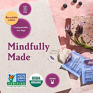 Yogi Tea Green Tea Pure Green Decaf Tea - 16 Tea Bags per Pack (4 Packs) - Organic Decaffeinated Green Tea - Supports Overall Health - Made from Organic Decaffeinated Green Tea Leaf