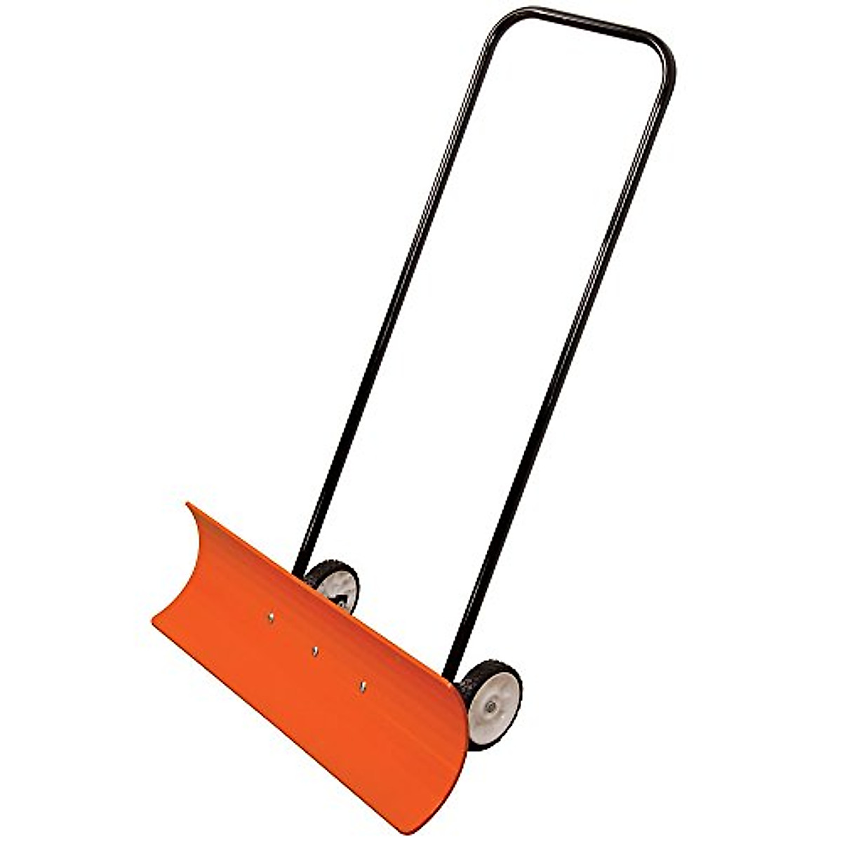 A.M. Leonard Poly Blade Wheeled SnoMover Snow Pusher - 36 Inches, Orange/Black