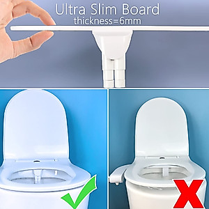 ifgswopq Slim Bidet Bidet for Toilet WC Water Spray Nozzle Self Cleaning Feminine Butt Wash Muslim Toile Attachment Bidet, 1, knvbn-555