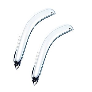 Auto Ventshade [AVS] Ventvisor / Rain Guards | Outside Mount, Chrome, 2 pc | 682741 | Fits 2004 - 2014 Ford F-150 SuperCab/Standard/SuperCrew/SVT Raptor SuperCrew