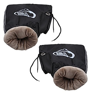 Handlebar Mitten Bicycle Mitts Winter Thermal Cover Cycling Hand Warm Windproof Cold Weather For Mountain Bike Motor Warm Handle Cover Bike Handlebar Mittens Bicycle Pogies Mitts Winter Thermal