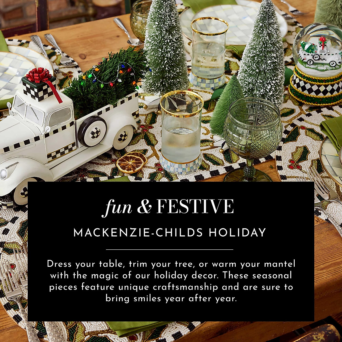 MacKenzie-Childs 3-Inch Courtly Velvet Ribbon, Gift-Wrapping and Christmas-Tree Ribbon, Christmas Decorations, 30' Long