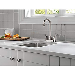 Peerless Tunbridge 2-Handle Bar-Prep Kitchen Sink Faucet, Stainless P288LF-SS