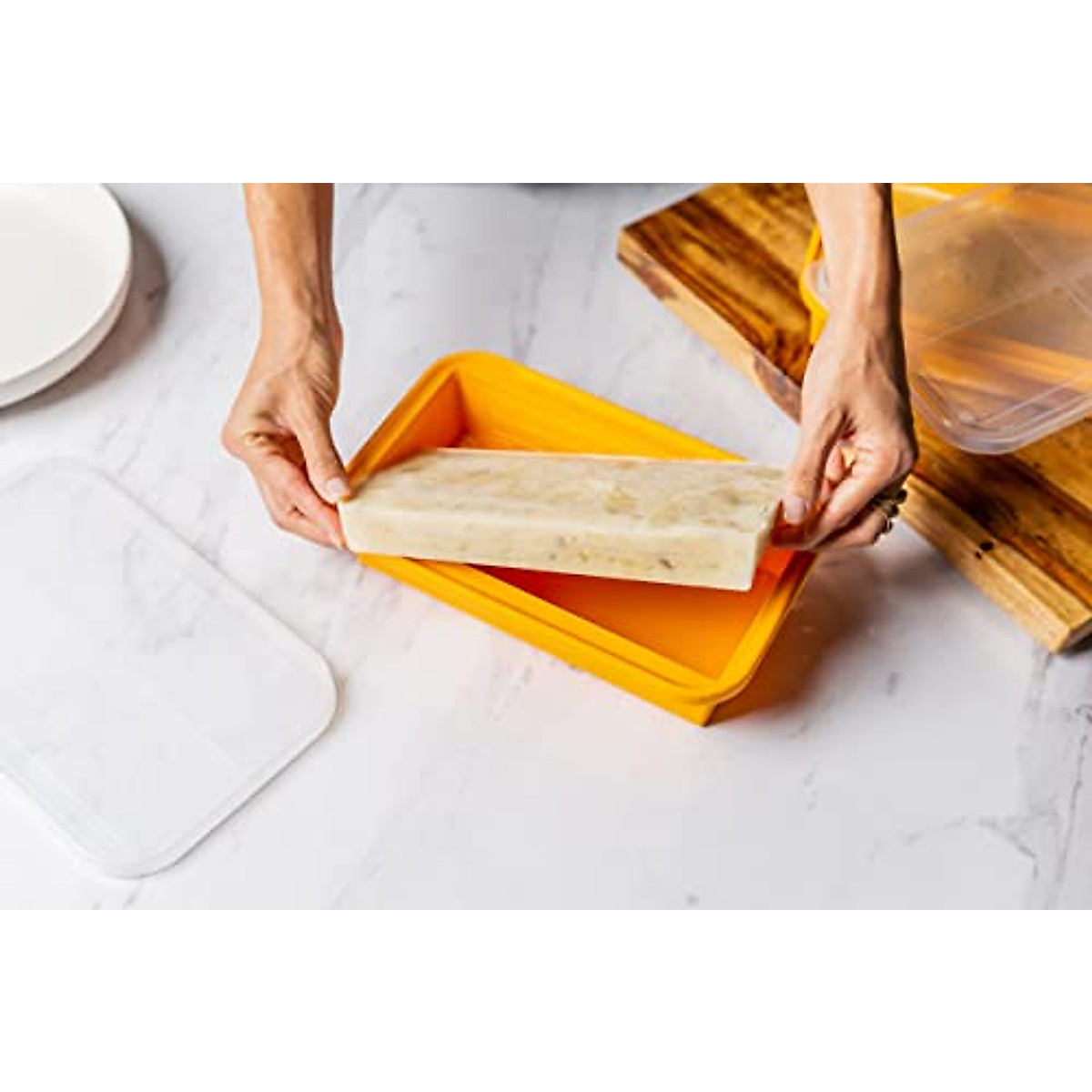 (2 Pack) Large Silicone Freezer Containers For Soup, Pasta Sauce, Leftovers, Broth & More - 6 Cup Reusable BPA Free Non Plastic Food Storage Freezing Trays With Lids & Measurement Lines (2 Pack)