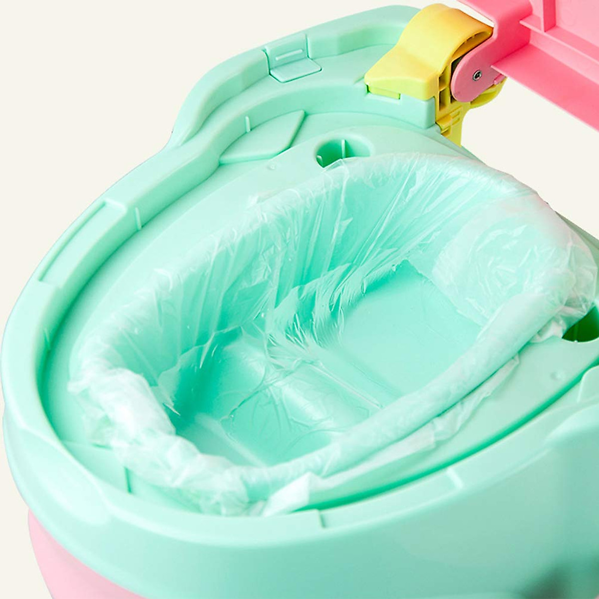 Milisten 50Pcs Disposable Travel Potty Liners Portable Potty Training Toilet Seat Bin Bags for Kids