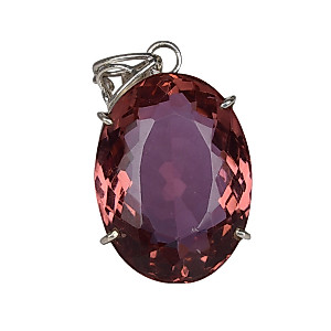GEMHUB Gemstone For Necklace 143.25 Carat Color Change Oval Cut Alexandrite Necklace, Alexandrite Gemstone Pendant, Bride Necklace