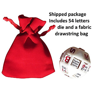 Patent Game Die for Scattegories Games