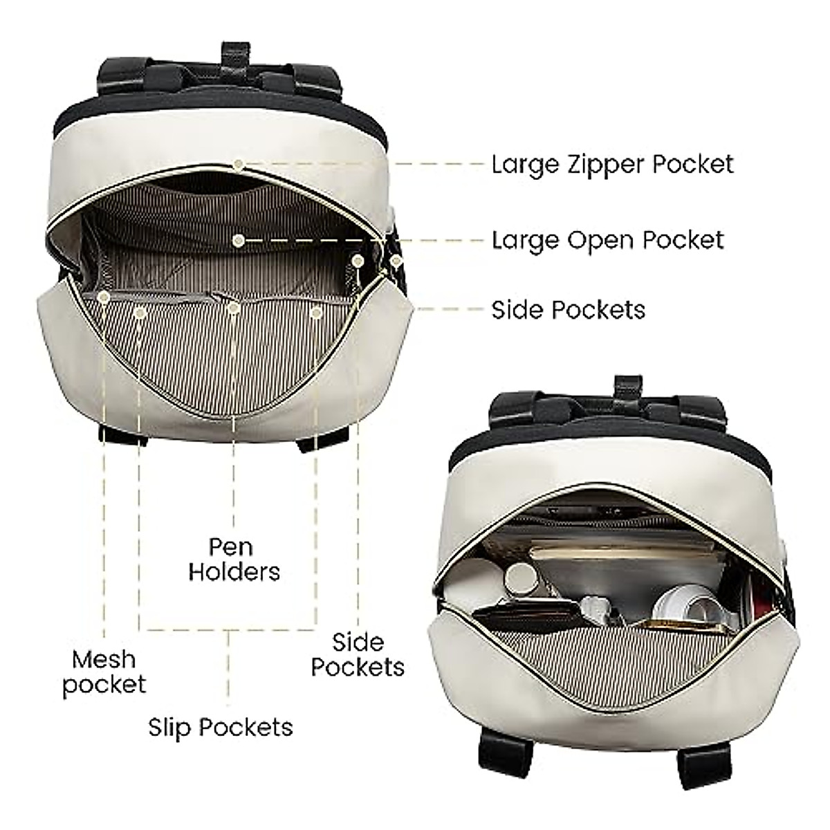 LOVEVOOK Laptop Backpack for Women, Cute Laptop Bag with USB Port, Waterproof Travel Work Backpack Purse, Anti-Theft Backpacks Casual Computer Daypack Nurse Teacher Bag