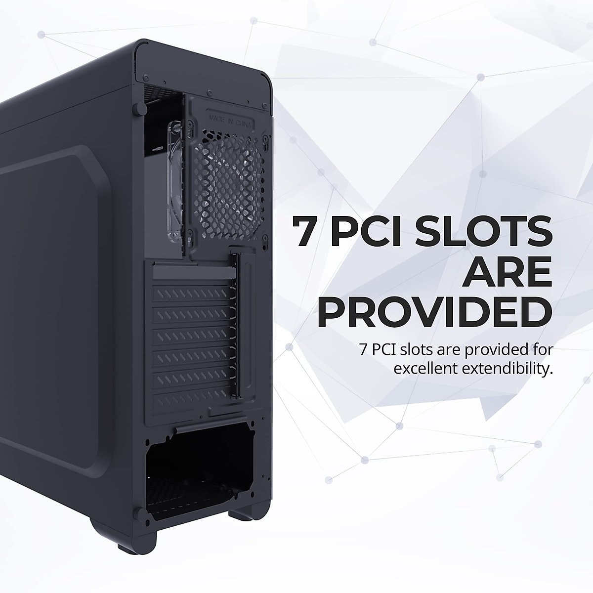 Zalman i3 Edge ATX Mid Tower Computer Case Gaming PC Case, Includes 4X 120mm White LED Fans, Acrylic Side Window, High Airflow Mesh Panel, USB 3.0,Black