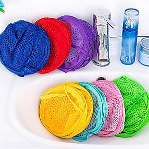 ifundom Laundry Hamper, Folding Mesh Laundry Basket with Durable Handles, Collapsible Clothes Hampers for Kids Room, College Dorm, Travel