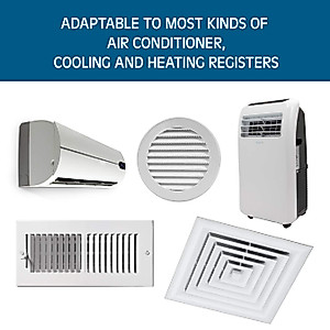 AIR WING Slim, Length & Angle Adjustable Air Conditioner Deflector helps Cooling/Heating Air Circulation, Anti Blast, Wind Baffle and Direction, Anti-Condensation