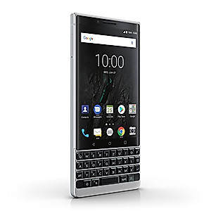 BlackBerry KEY2 64GB (Single-SIM, BBF100-1, QWERTZ Keypad) (GSM Only, No CDMA) Factory Unlocked 4G/LTE Smartphone (Silver) - International Version