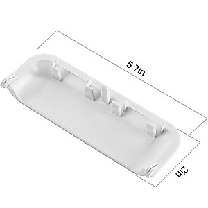 HPUY W10714516 W10861225 Dryer Door Handle Replacement for Whirlpool Kenmore Amana Crosley AP5999398,PS11731583