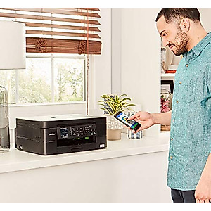 Brother Wireless All-in-One Inkjet Printer, MFC-J491DW, Multi-Function Color Printer, Duplex Printing, Mobile Printing,Amazon Dash Replenishment Enabled (Renewed)