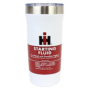 Case IH International Harvester Retro Starting Fluid 18oz Insulated Travel Tumbler IHG350