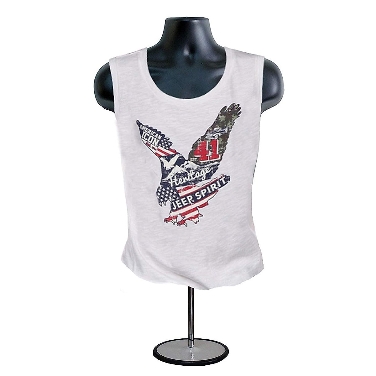 DisplayTown 2 Black Male Mannequin Hollow Back Body Torso Set w/ Clothes Clips, Metal Stands and Metal Poles & Hanging Hooks, S-M Sizes