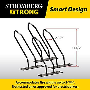 Stromberg Carlson CC-125 Cargo Caddy Bike Rack Adapter, Convenient Bike Rack Solution Travel, Accommodate up to 2 Bikes with 4 Piece Set - set Bike Rack Adapter, Black