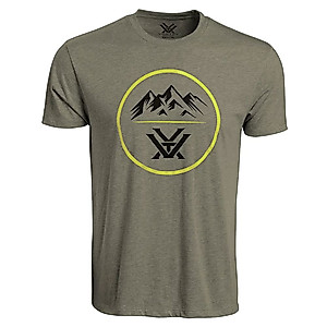 Vortex Optics Three Peaks Short Sleeve Shirt - Military Heather - Large
