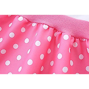 Mud Kingdom 4 Year Old Birthday Dress Girl Cute 4 Long Sleeve Pink