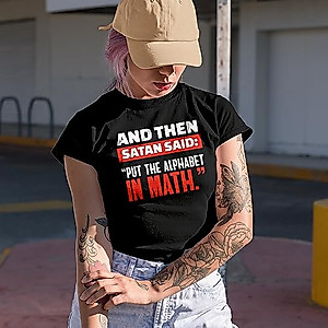 Put Alphabet in Math Funny Coffee & Tea Giftable Tshirt for Mathematics Nerd - Black T-Shirt, Small