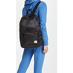 Herschel Packable Daypack Backpack, Black/Black, One Size