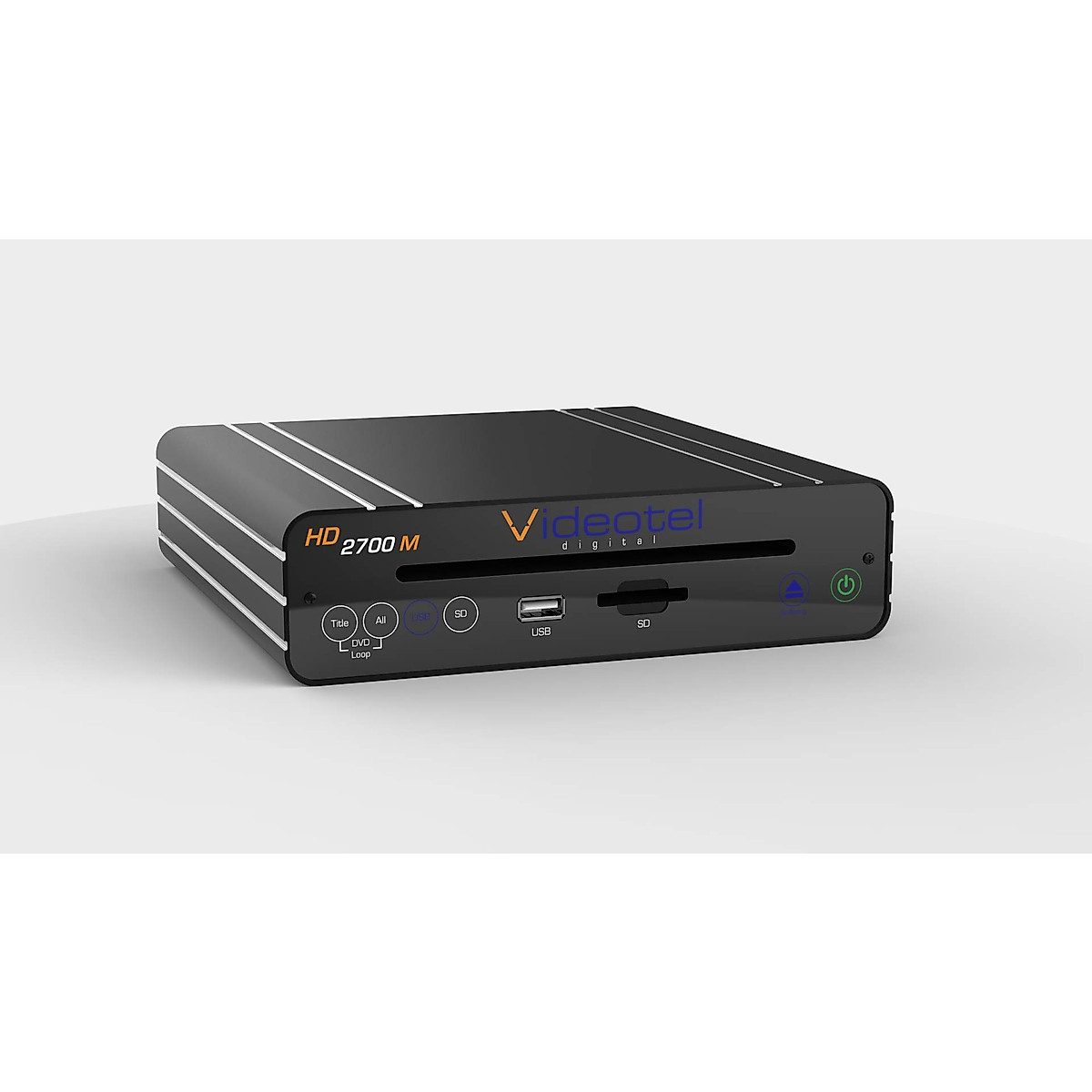 Videotel Digital Industrial Grade Looping DVD and Digital Signage Media Player All in one Unit. DVD, USB & SD. 24/7 Continuous Looping Play, Auto Powers On, Auto Plays, Auto Repeats - HD2700 M +