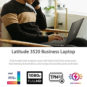 DELL 2022 Latitude 3520 15.6" FHD Business Laptop, Intel Core i5-1135G7, 32GB RAM, 1TB PCIe SSD, Webcam, Wi-Fi 6, HDMI, Bluetooth, Windows 11 Pro