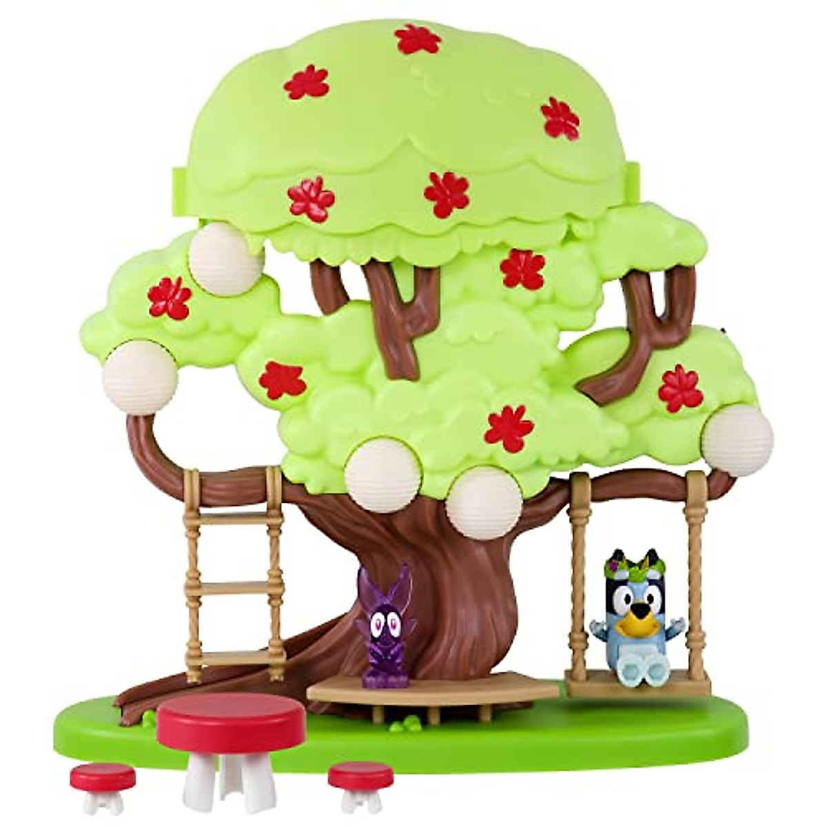 Bluey Tree Playset with Secret Hideaway, Flower Crown and Fairy Figures and Accessories