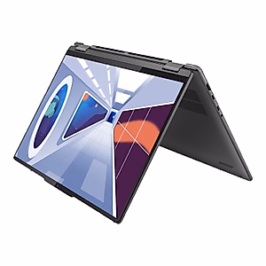 Lenovo Yoga 7 16" WUXGA IPS Touchscreen Laptop Touch Core i5-1335U 8GB LPDDR5 RAM 512GB SSD PCIe NVMe Backlit Keyboard Wi-Fi 6E Numeric Keypad Storm Grey Windows 11 Home (Renewed)