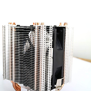 CPU Cooler LED Fan CPU Cooler Dual Fan PC Heatsink, Outstanding Cooling Performance
