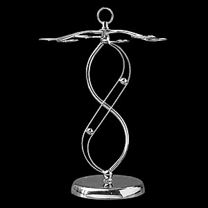 Gazechimp Wine Glass Holder, with 6 Hooks Display Stand Decorative Accessories Creative Wine Cup Organizer Stemware Storage Rack, for Countertop Home