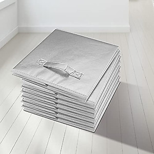 OSYRGUBIOE Storage Cubes 11 Inch Foldable Storage Bins Fabric Storage Boxes with Handles Organizer Shelf Baskets for Closet Home Bedroom Office