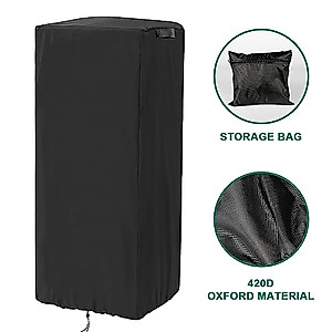 Popcorn Cart Cover,Colewin Heavy Duty Popcorn Machine Cart Cover Compatible with Nostalgia