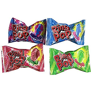 Ring Pop Hard Candy Pops, Variety Pack,2.55 pounds, 44 Count