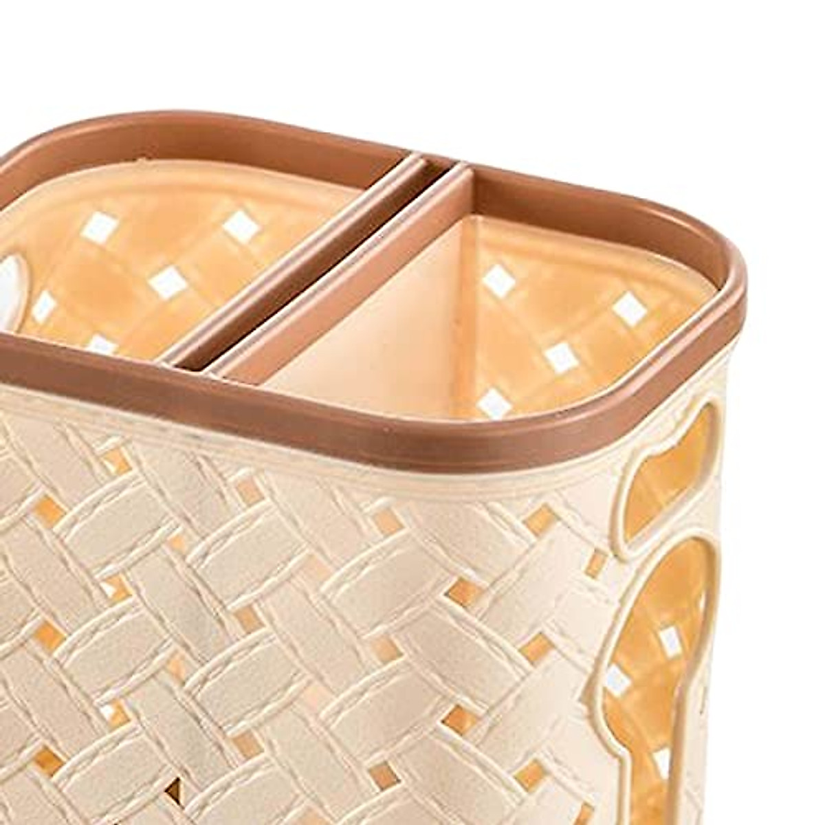 JISADER Chopstick Drain Storage Rack Divider Holder Kitchen Cutlery Organizer Cutlery Holder, M Beige, Optional