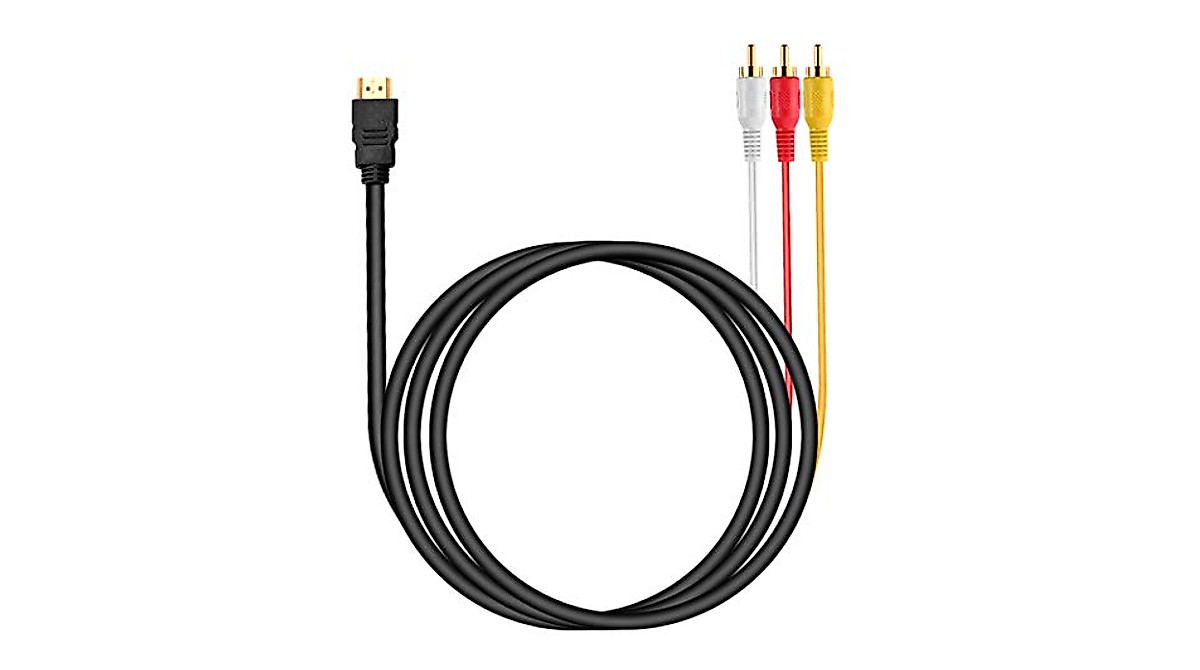 HDMI to RCA Cable 1080P | Easy Plug & Play for Legacy Devices