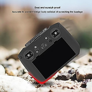 Azusumi Drone Controller Cover for 3 RC PRO, Antislip Pattern, Drone Controller Accessories (Black)