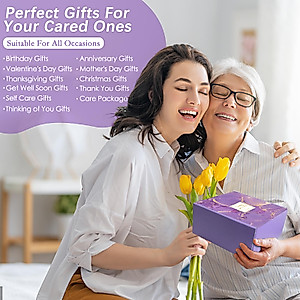 Birthday Gifts for Women, 9pcs Unique Gifts for Women, Relaxing Spa Gift Baskets for Women, Valentines Day Gifts for Her Friendship Mom Sister Wife Coworker Teacher Friends Female