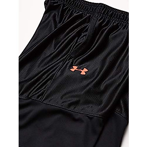Under Armour Baseline Basketball Short, Black (001)/Beta, Youth Medium