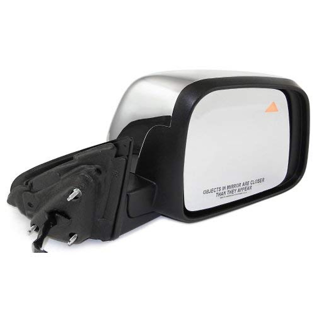 Kool Vue Passenger Side Power Heated Mirror for Jeep Grand Cherokee 2011-2021 Manual Fold With Signal Light, Blind Spot Monitor & Memory; Without Auto-Dimming Chrome