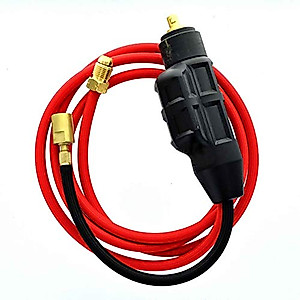 CK SLWHAT-25M SafeLoc Male Dinse 25M (3/8") Water-Cooled Gas-Thru