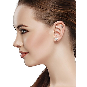 Sumind 20 Pieces 16g Tragus Piercing Jewelry Body Nose Piercing Labret Bars Crystal Style Ball for Women Men,20 Styles(Silver, AB Color, 8 mm)