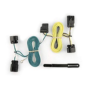 CURT 55434 Vehicle-Side Custom 4-Pin Trailer Wiring Harness, Fits Select Chevrolet Cobalt, Pontiac G5, Pursuit Sedan , Black