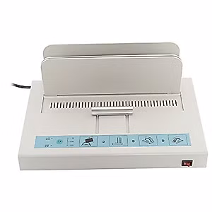 Yaegoo 110V Thermal Binding Machine 1-50MM Binding Thickness Universal Thermal Binding Machine Infrared Light Detecting Hot Melt Machine Contract Document Invoice Folder