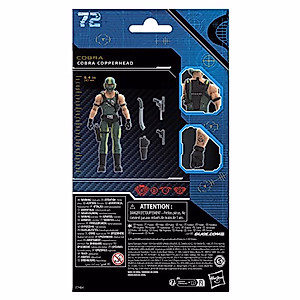 G.I. Joe Classified Series Cobra Copperhead, Collectible G.I. Joe Action Figures, 72, 6 inch Action Figures for Boys & Girls, with 4 Accessories