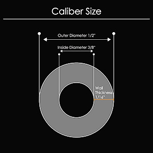 Clear Silicone Hose, FULL JADE 3/8" ID x 1/2" OD Flexible Pure Silicone Hose Tube High Temperature Heat Resistant Food Grade Elastic Rubber Tubing(10 Ft)