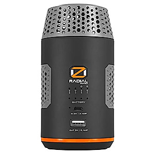 ScentLok OZ Radial Nano, Portable Ozone Generator for Odor Destruction (Black)