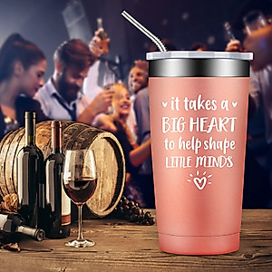 BIRGILT Teacher Gifts for Women - Teacher Appreciation Gifts - Thank You Gifts for Teacher - Funny End of the Year Birthday Valentines Christmas Gifts for Teachers - 20oz Teacher Tumbler