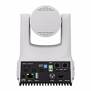 PTZOptics Move 4K 12X Optical Zoom Camera (White)