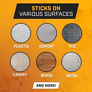 Lockport White Duct Tape - Roll Multi 6 Pack 20 Yards x 2 Inch - Duct Tape Heavy Duty - Waterproof - No Residue - Strong Adhesive Duct Tape Tearable for Indoor Outdoor Use - Duct Tape Bulk Value